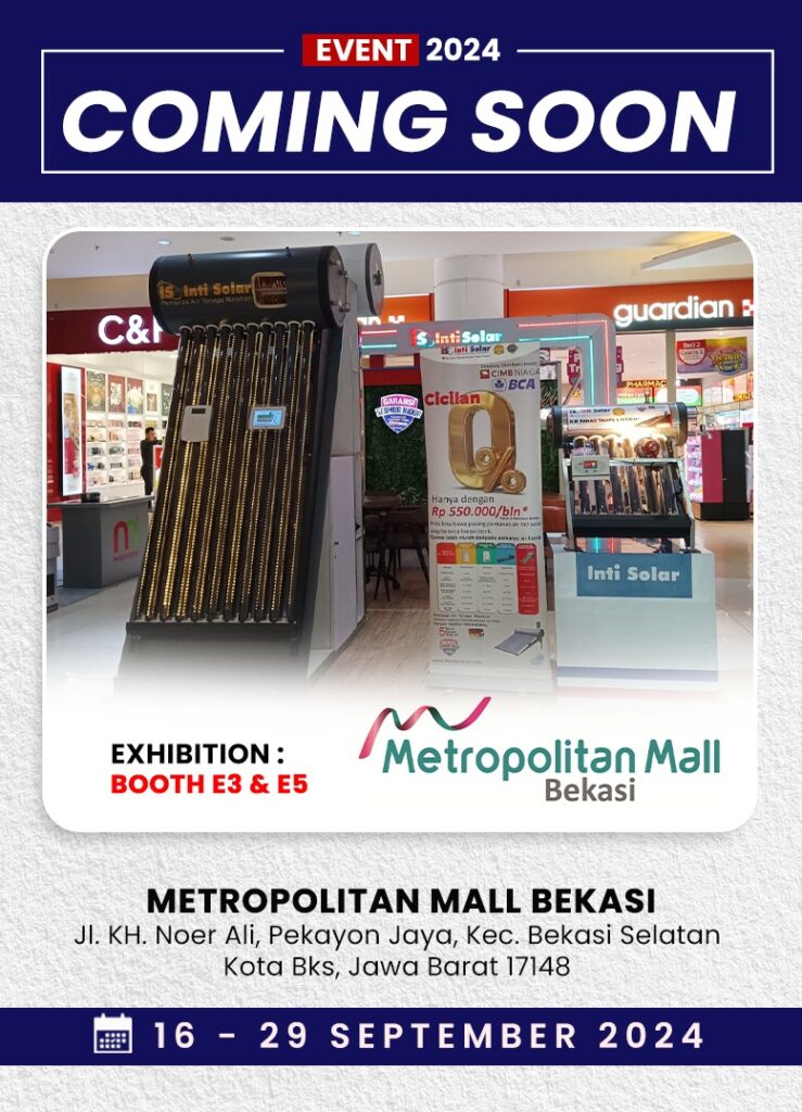 Jual Pemanas Air Tenaga Surya Teknologi Vacuum Tube | Inti Solar